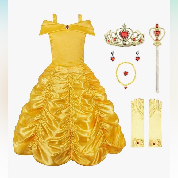 Costumes | Princess Dress Off Shoulder Layered Costume For Little Girl ...